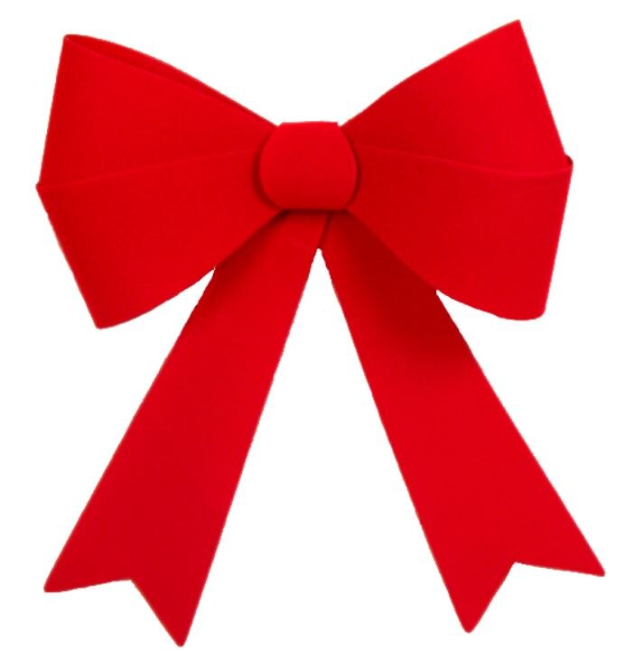 Flocked bow