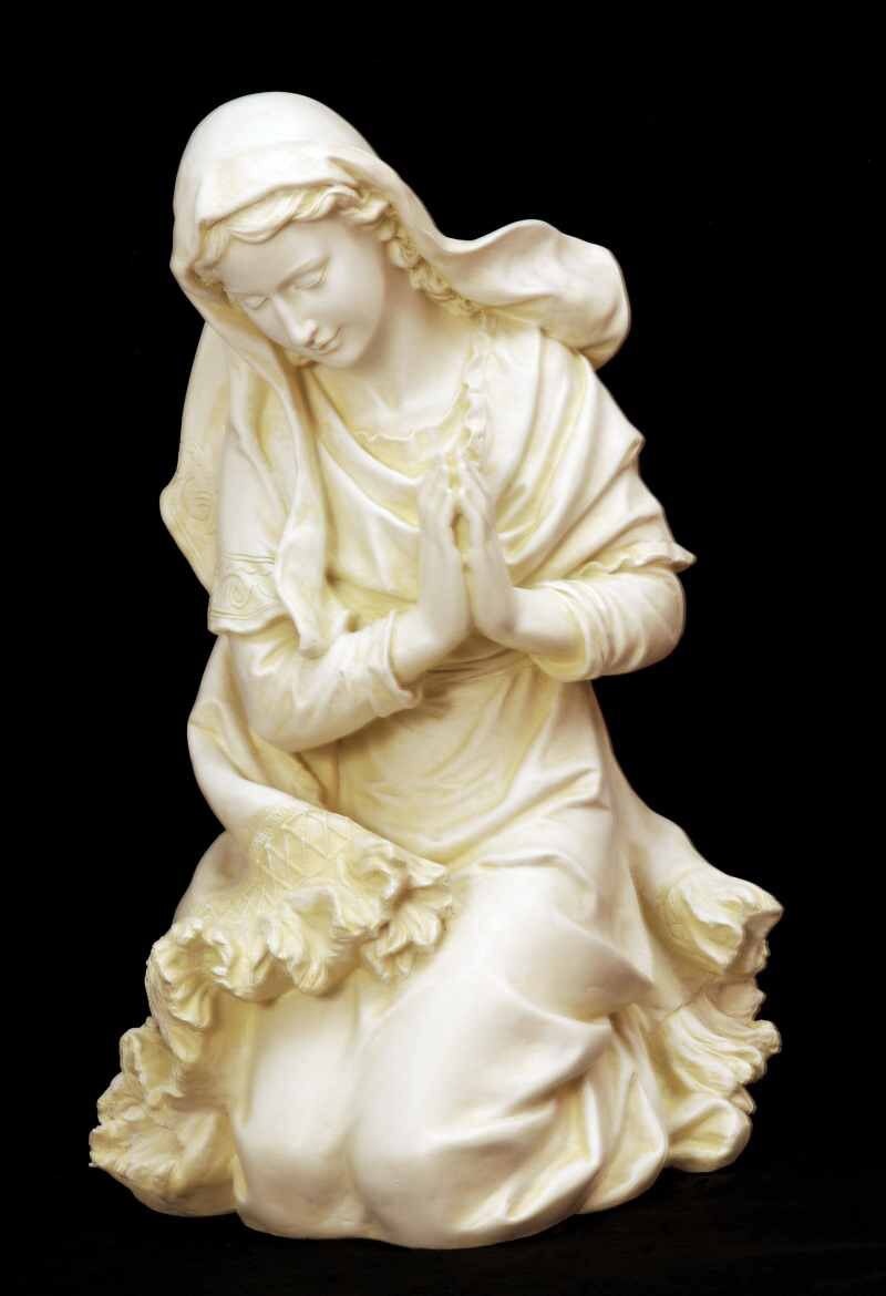 38" Mary in Ivory Resin/Stone