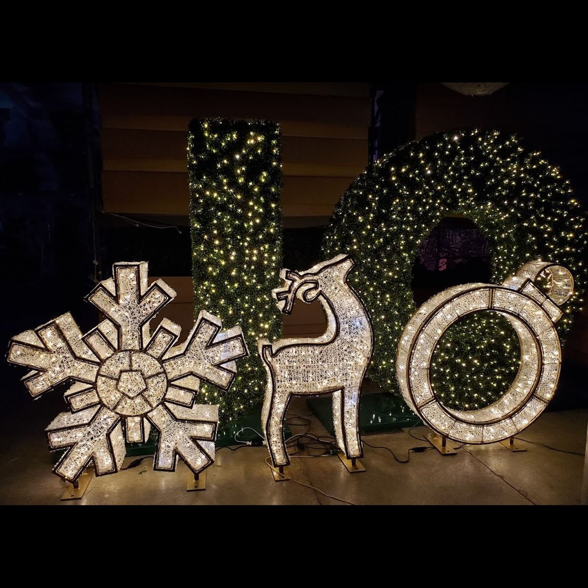 3D Majestic Twinkle Snowflake